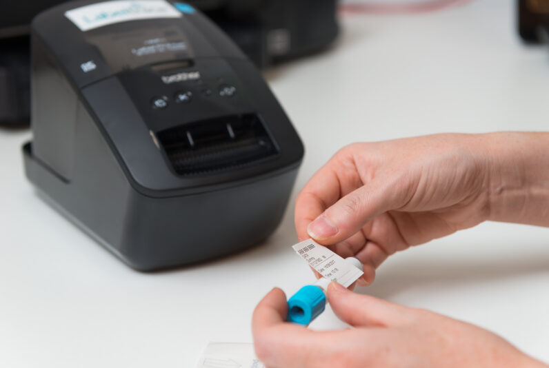 Pathology Specimen Sample & Form labelling